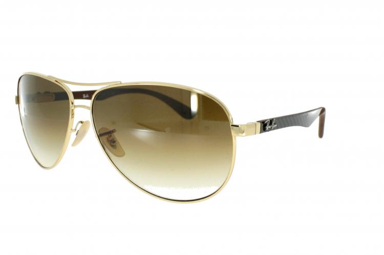 Ray-Ban Carbon Sonnenbrille Tech 8313 001/51 Gr 58 in braun